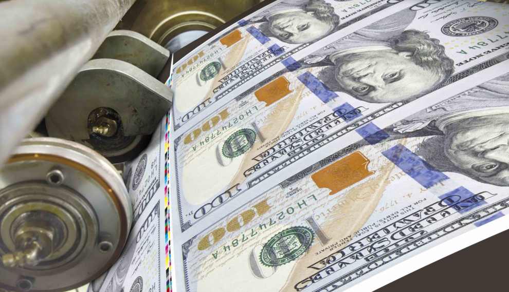 80 Of All US Dollars In Existence Were Printed In The Last 22 Months